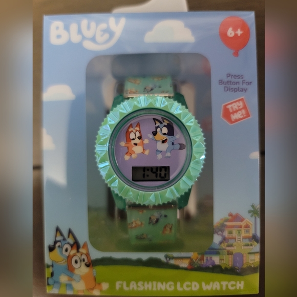 Accutime Watch | Accessories | Bluey Flashing Lcd Kids Watch | Poshmark